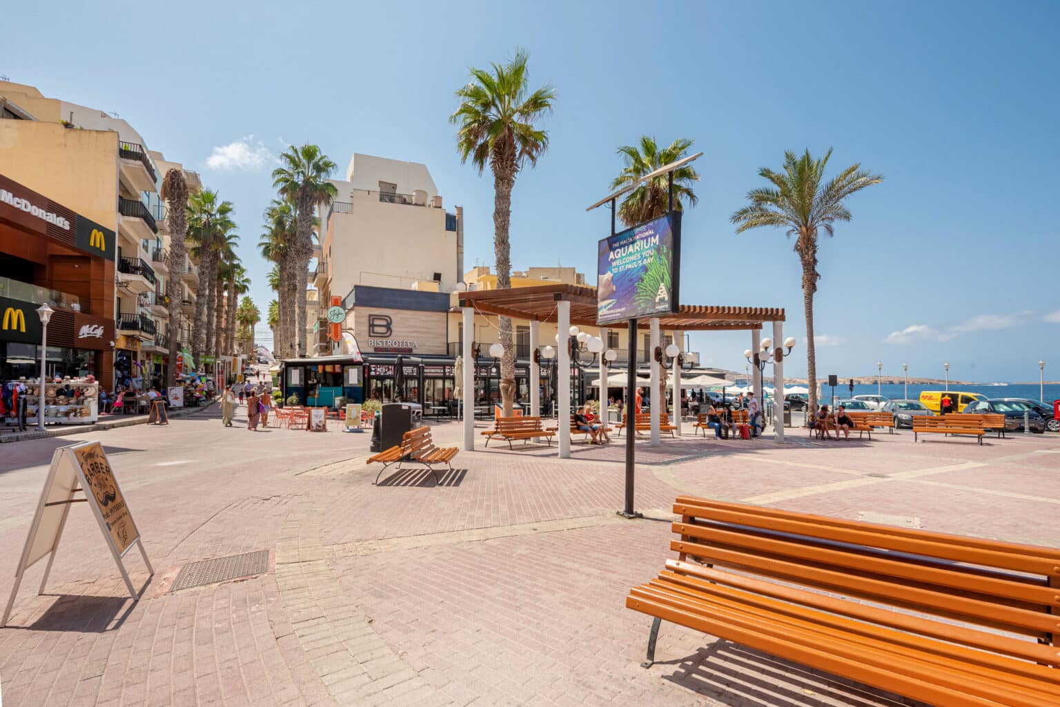 Islet Promenade Seafront Apartment with large Corner Terrace - Bugibba ...